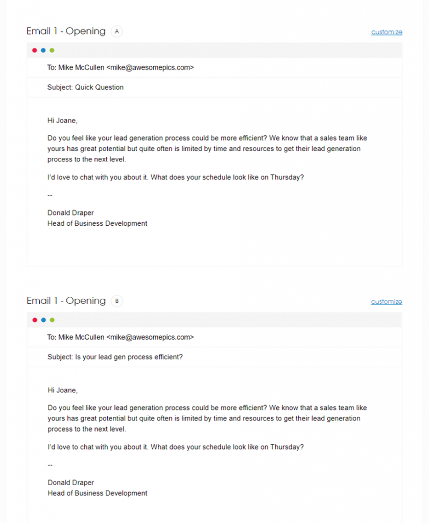 Step-by-step Guide to A/B Testing Cold Emails and Follow-ups