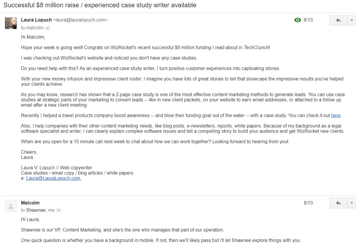 Real-Life Examples of Good and Bad Cold Emails