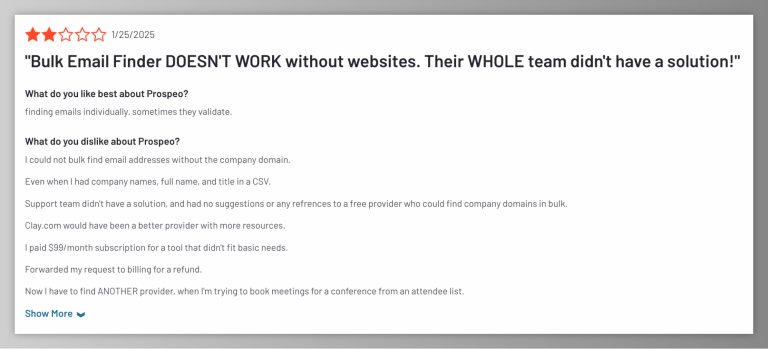 Prospeo – Pros, Cons, Pricing, and Top Alternatives (2026)