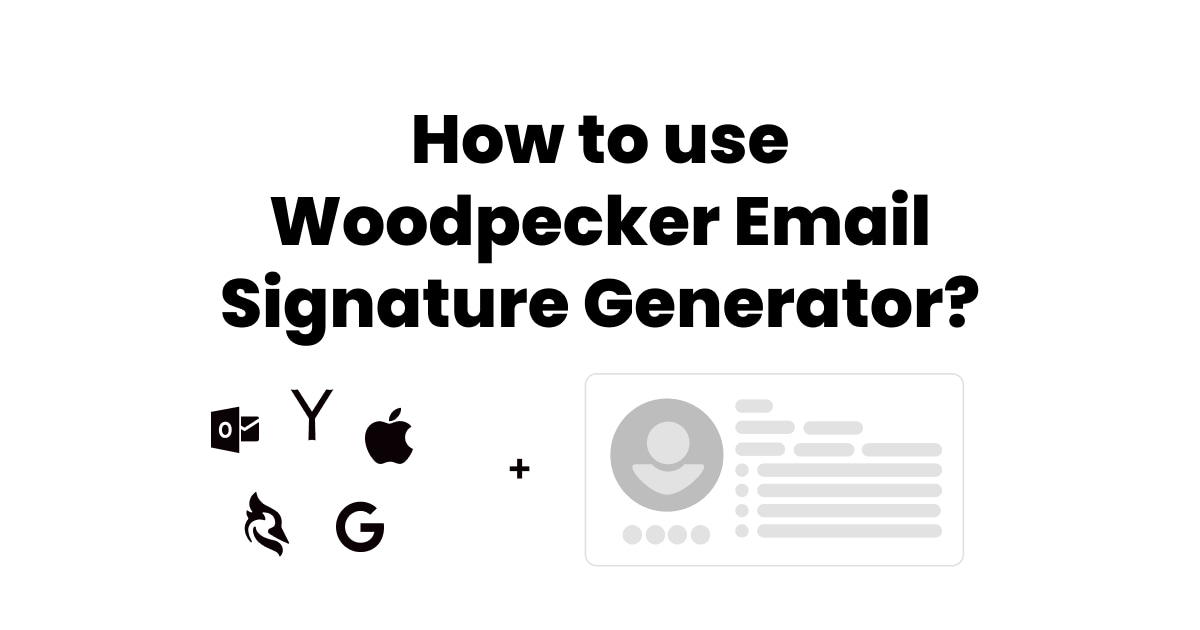 How To Add A Signature From Woodpecker Email Signatures In Outlook On 